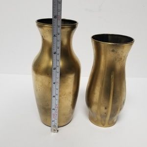 Accents | Gold Color Rustic Vase Set | Poshmark
